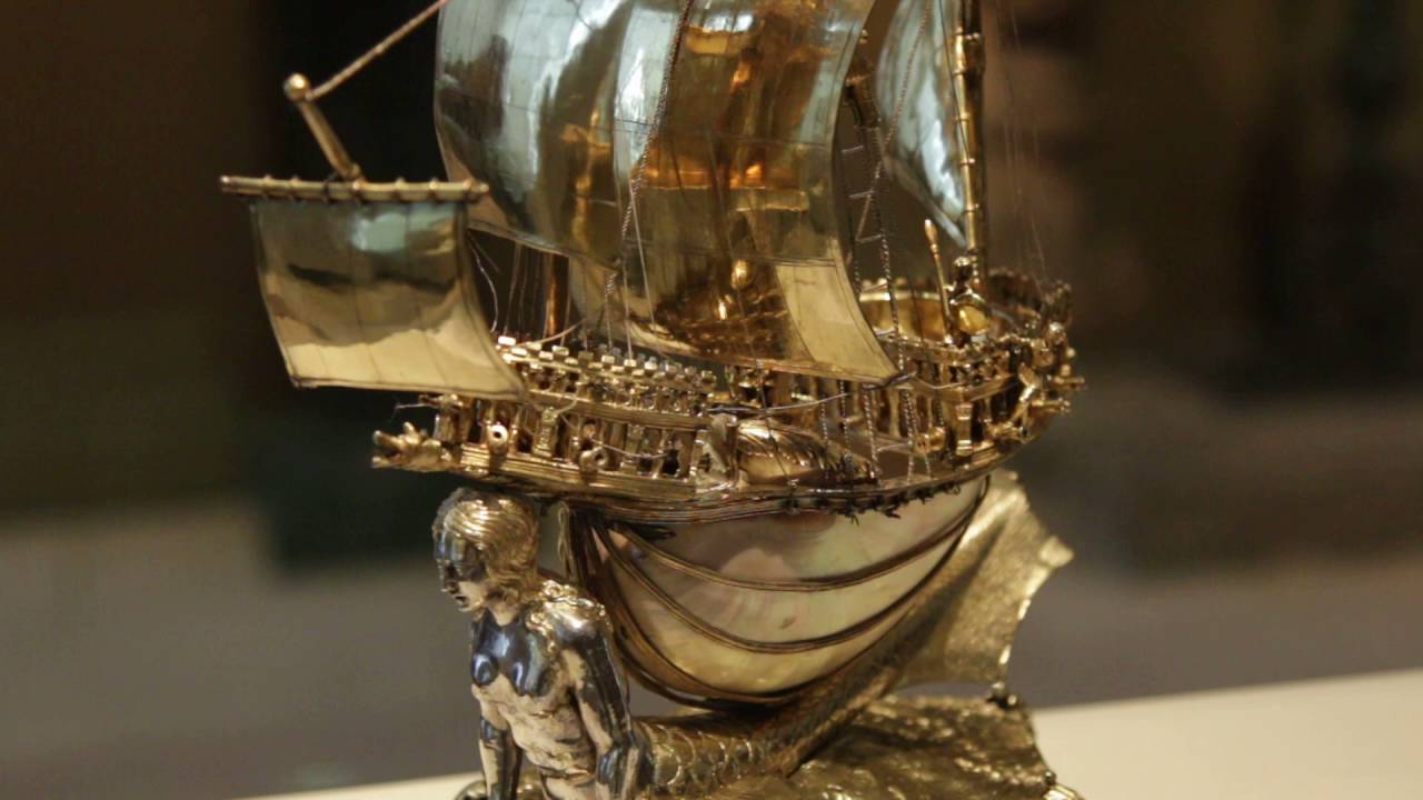 The Burghley Nef (Salt Cellar)- V&A - June 2016 - YouTube