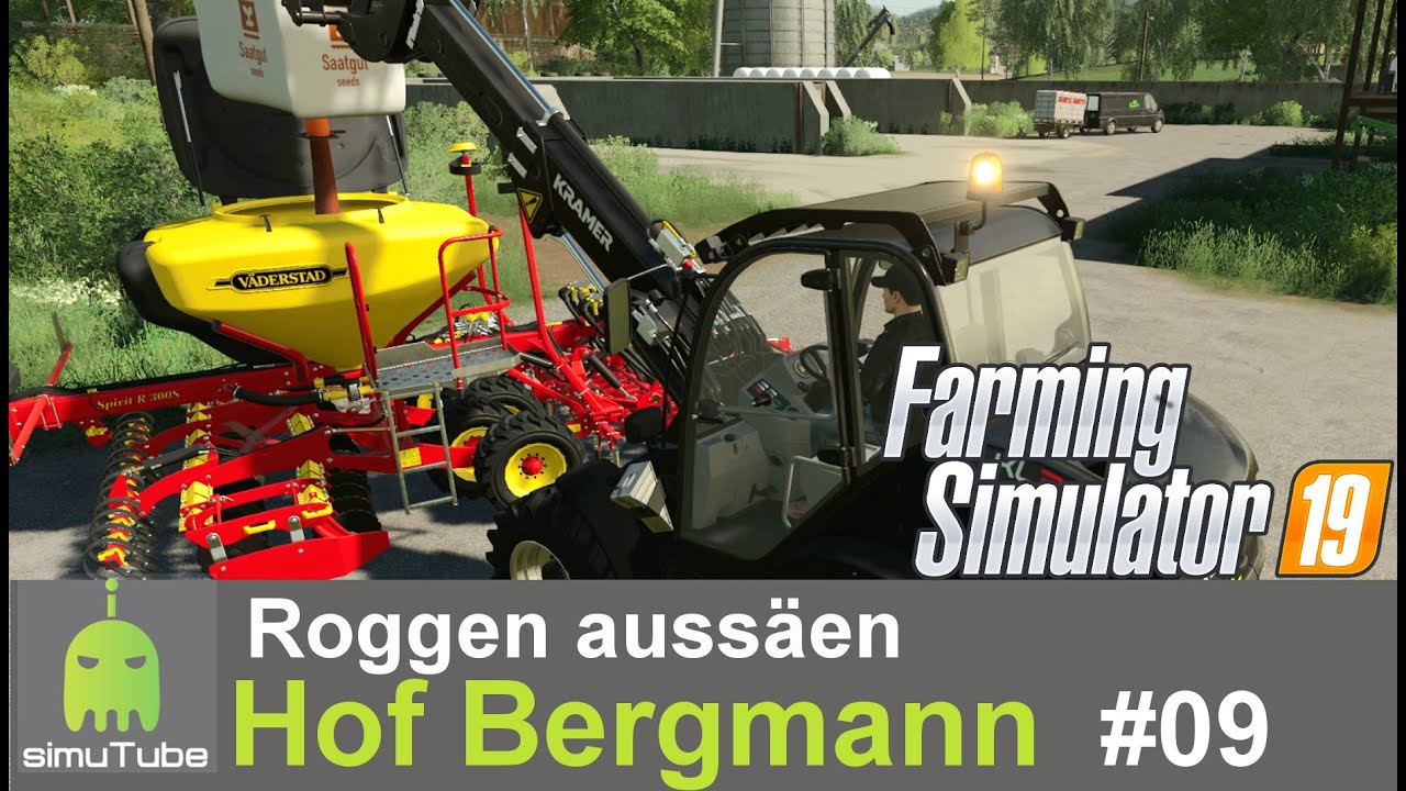 LS19 Hof Bergmann #09 Roggen aussäen Let´s Play German HD - YouTube