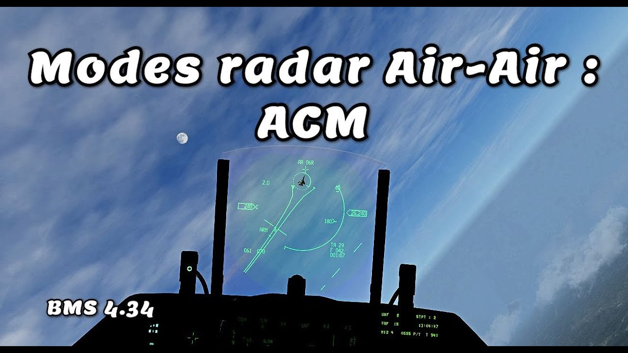 Modes radar Air-Air : ACM - Falcon BMS 4.34 - YouTube