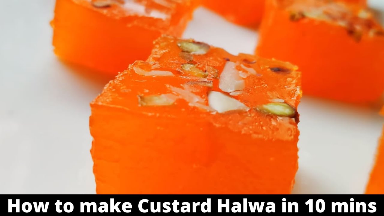 Custard halwa recipe/ Corn flour halwa recipe #halwa #custardhalwa # ...