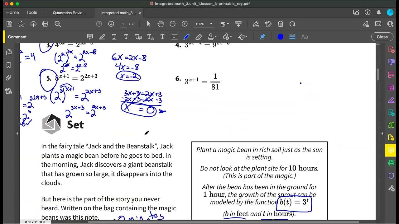 Integrated Math 3 - Unit 1 - 1.3 RSG Intro - YouTube