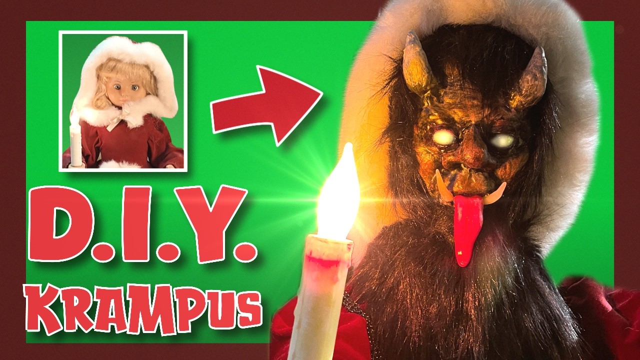 I made a Krampus Animatronic (DIY Horror Craft) - YouTube