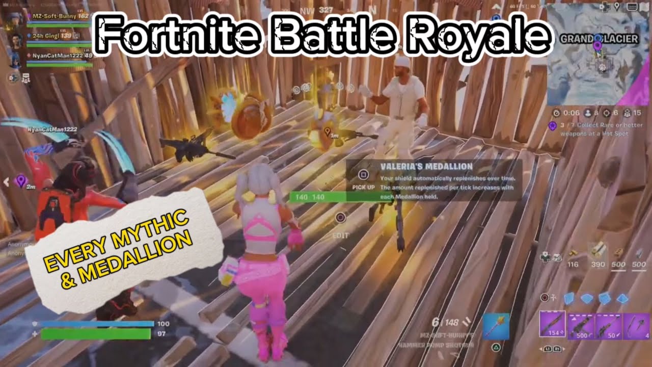 We got EVERY MYTHIC & MEDALLION in Fortnite Chapter 5 Season 1🔥🔥 - YouTube