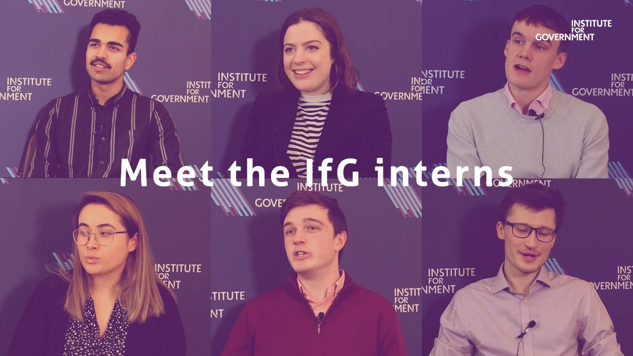 Meet the IfG interns - YouTube
