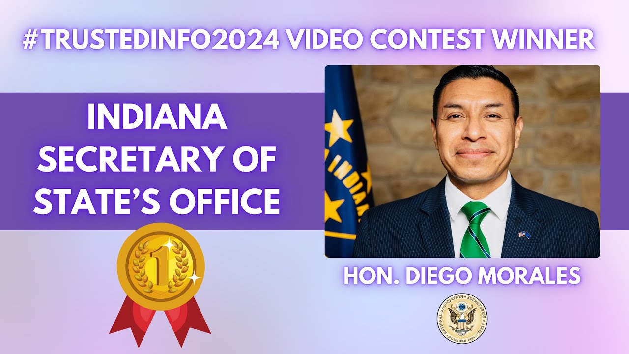 #TrustedInfo2024 Video Contest Winner: Indiana Secretary of State's ...
