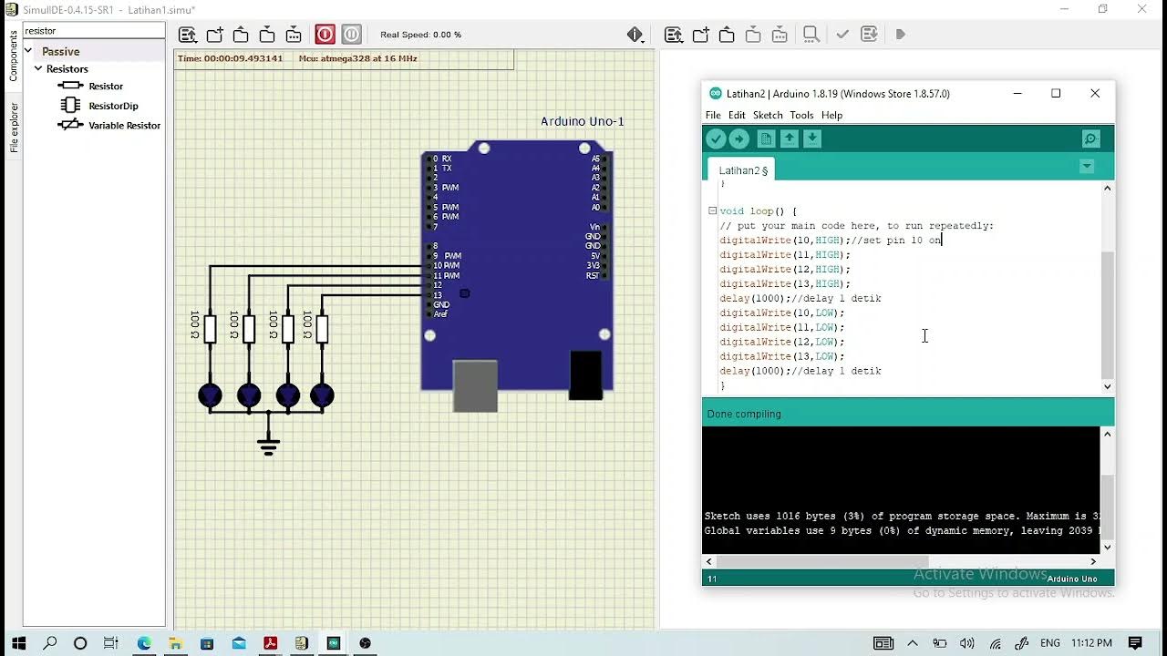 Simulasi Arduino - YouTube