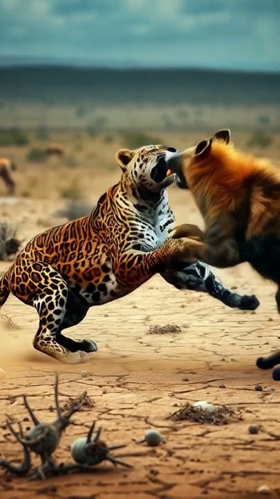Jaguar vs Hyena Brutal Predator Showdown - YouTube