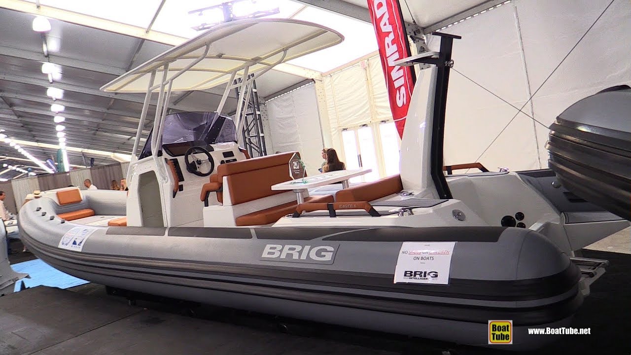 2020 Brig Eagle 8 Inflatable Boat - Walkaround Tour - 2020 Miami Yacht ...