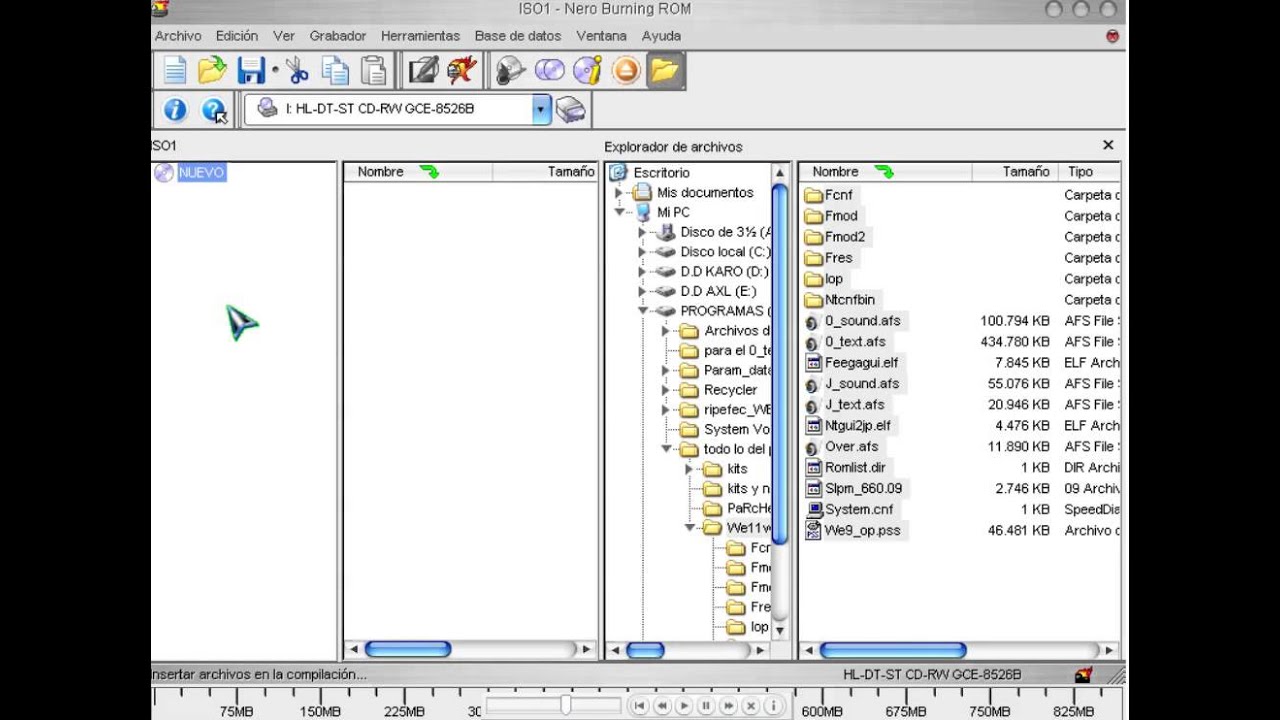 Grabar ISO PS2 Nero Burning CD - YouTube