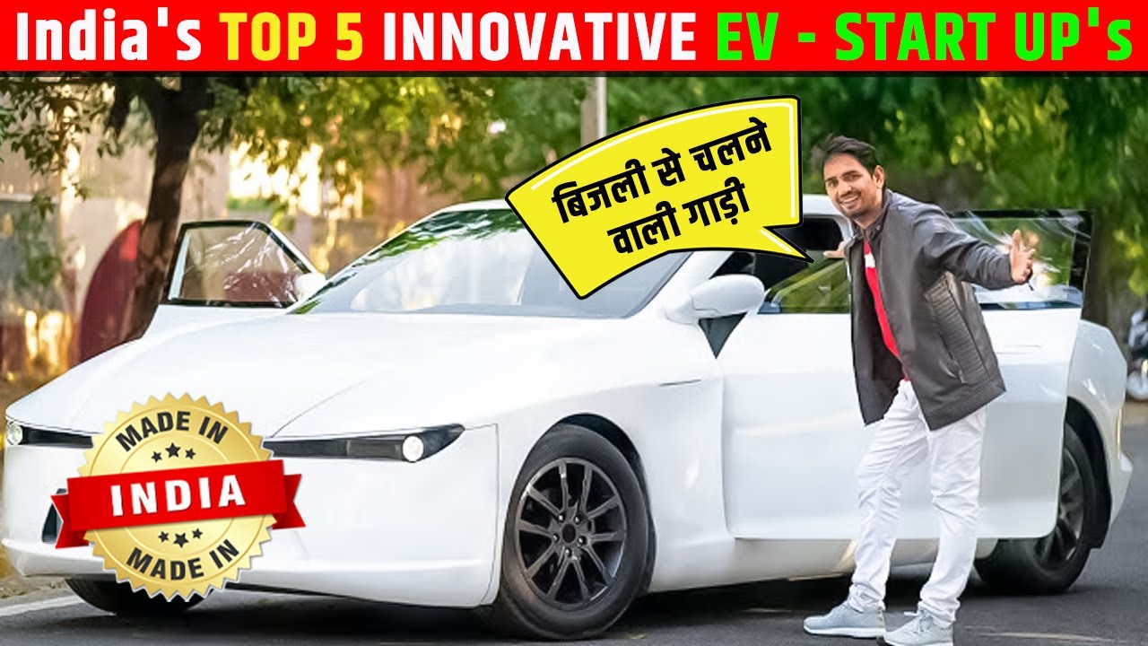 Top 5 most Innovative Indian EV- Startup's | new startup ideas ...