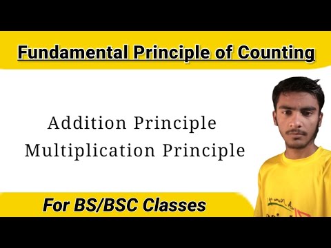 Fundamental Principle of Counting || Addition And Multiplication Principle - YouTube