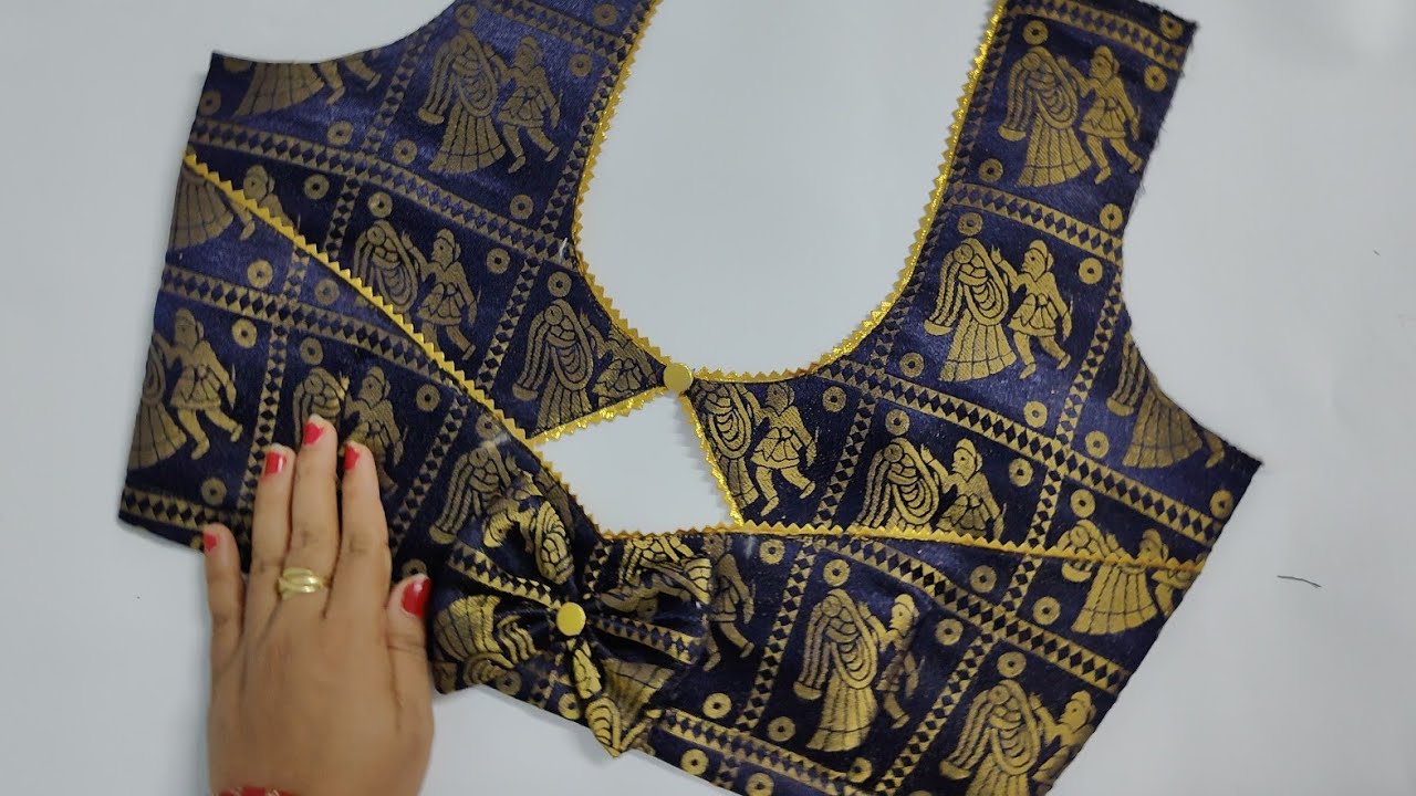 Get Ready to Look Stylish with this Blouse Back Design | Model Blouse ...