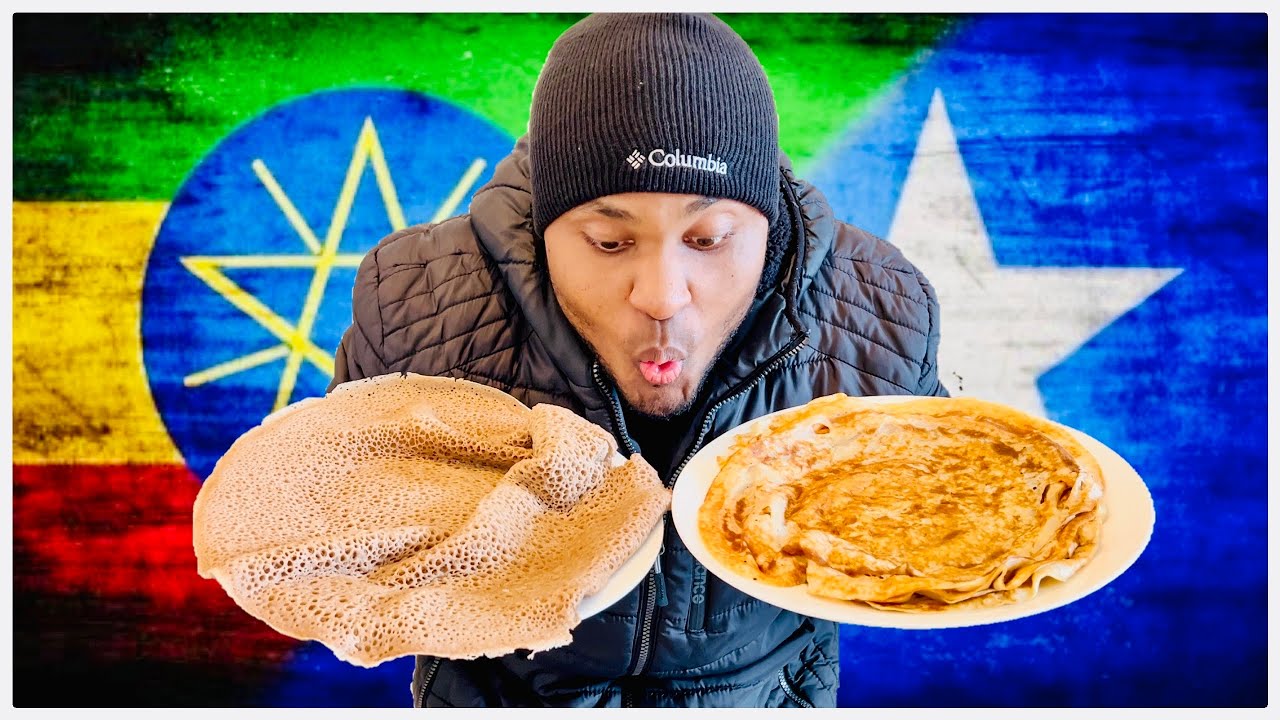 Who Makes The Best INJERA: ETHIOPIANS vs. SOMALIS Taste Test - YouTube