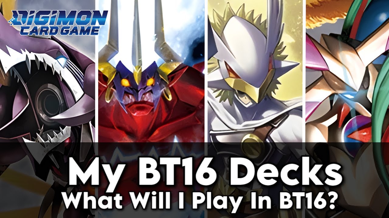 My BT16 Deck Choices! // Card Discussion - YouTube