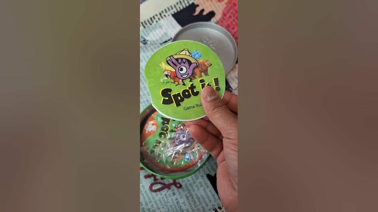 Dobble Game - Spot It! Animals card game for kids - YouTube