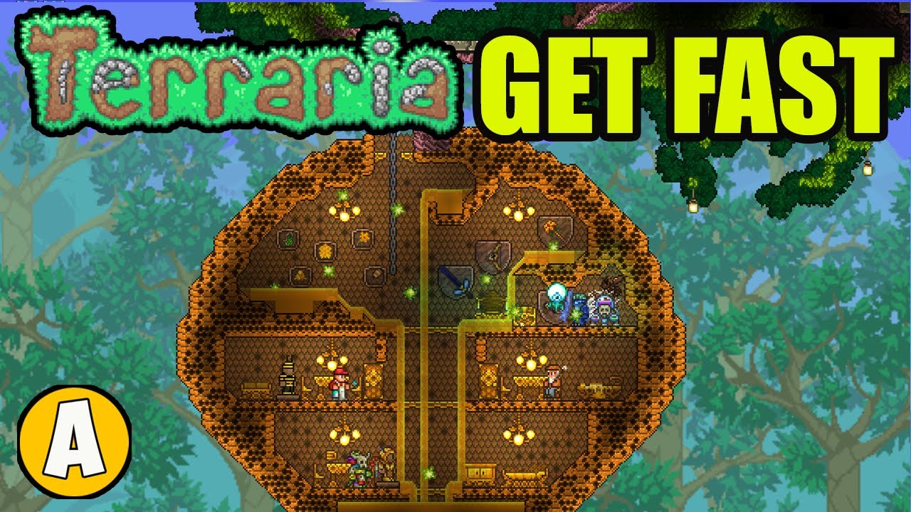 Terraria How To Get Honey Block, Liquid Honey, Hive, Abeemination (EASY ...