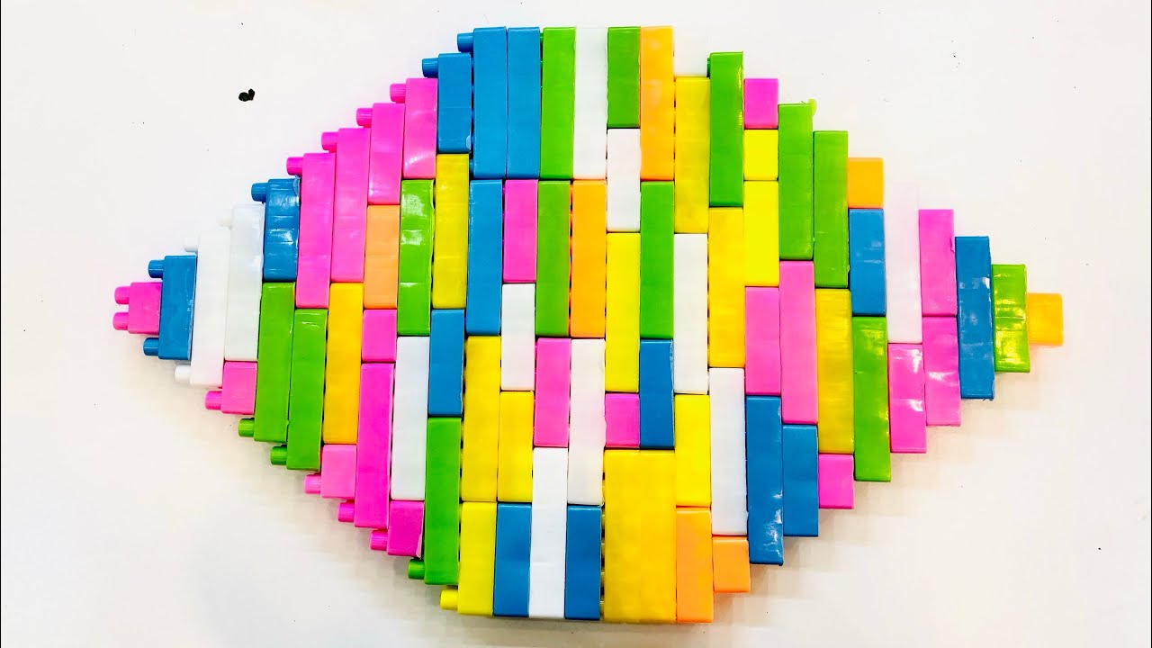 How to build an amazing painting with cubes/#blocks - YouTube