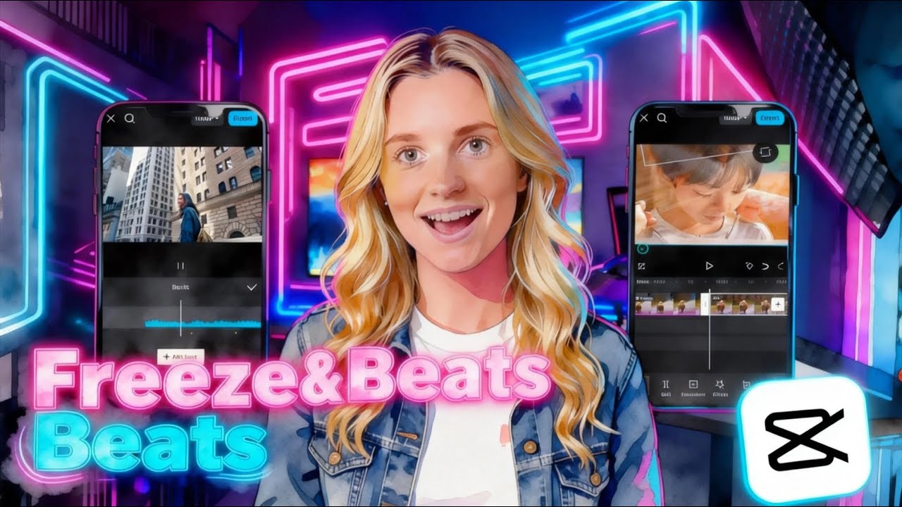 CapCut Advanced Tutorial: Speed Ramping, Freeze Frame & Beat Sync - YouTube