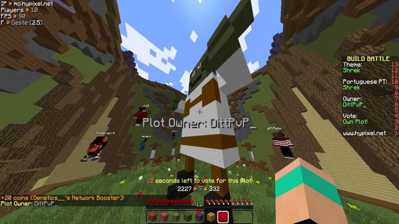 Minecraft-Build Battle-Sou o Melhor construtor-Ft Pato - YouTube