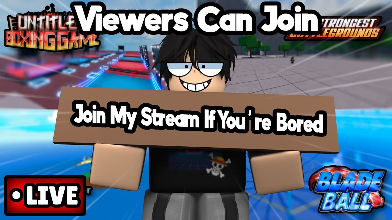 Join This Stream If You're Bored (Viewers Can Join) | Roblox - YouTube