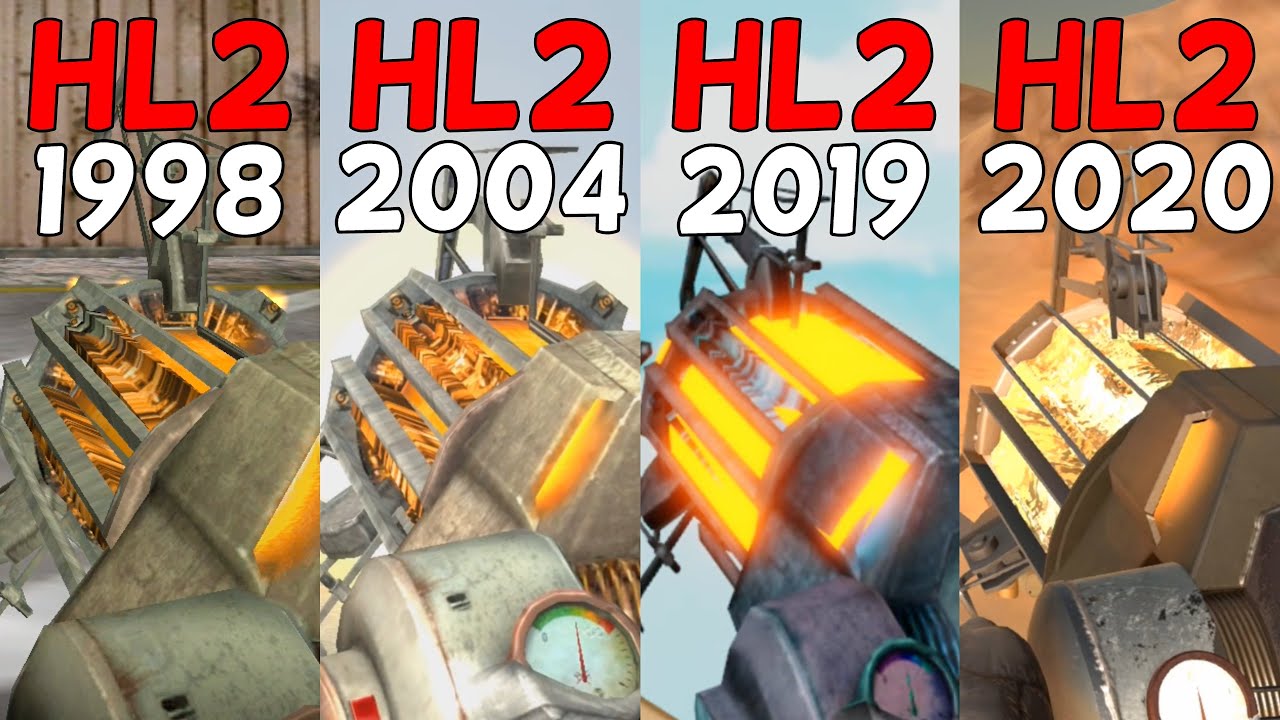 Half-Life 2 - GoldSrc vs. Source vs. Reality Engine vs. Unity - Weapons ...