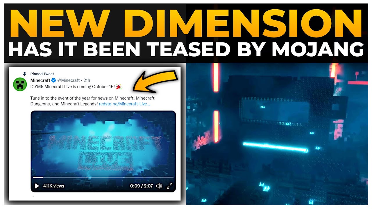 Did Mojang Just Tease A Minecraft DIMENSION UPDATE IS COMING ...