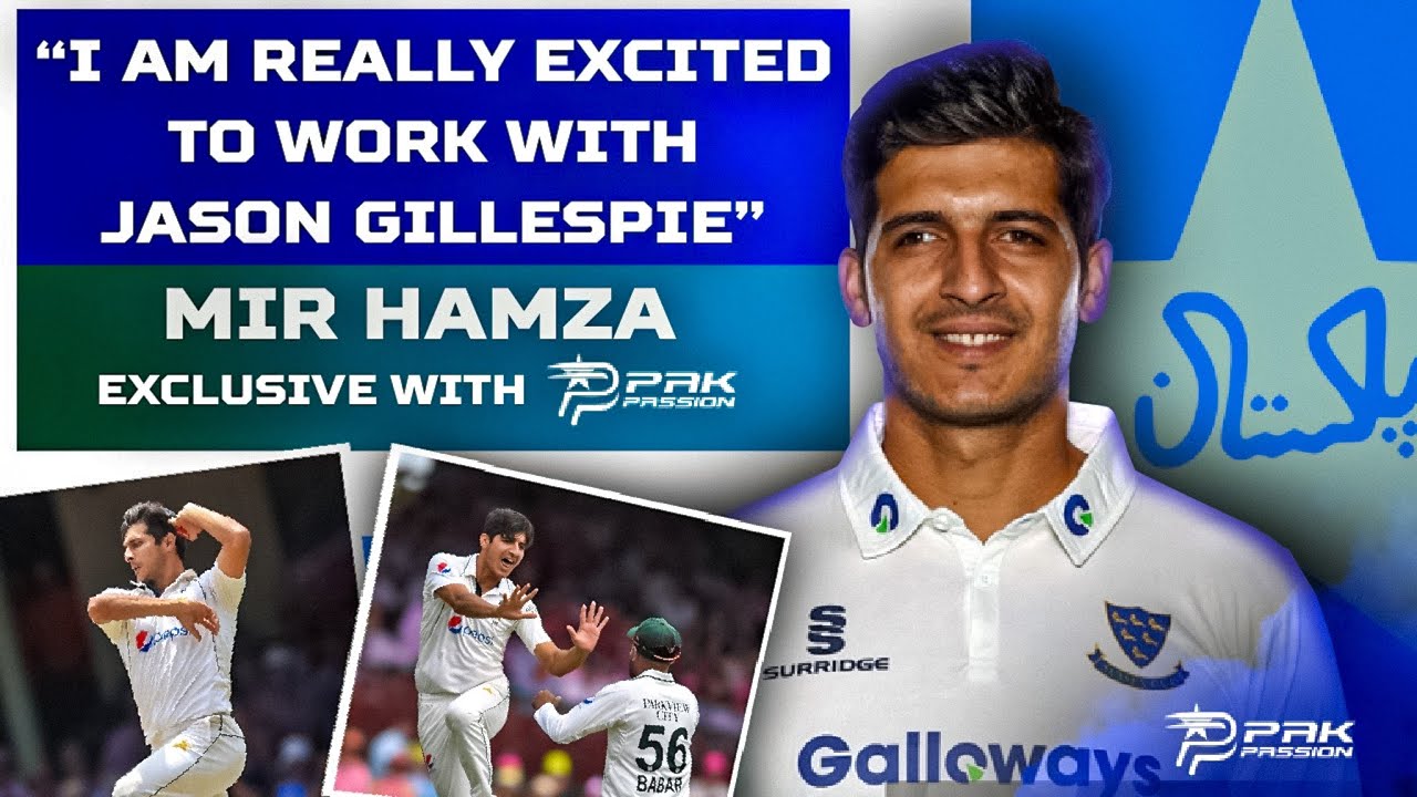 "Excited to have the opportunity to work with Gillespie again": Mir Hamza | PakPassion Exclusive ...
