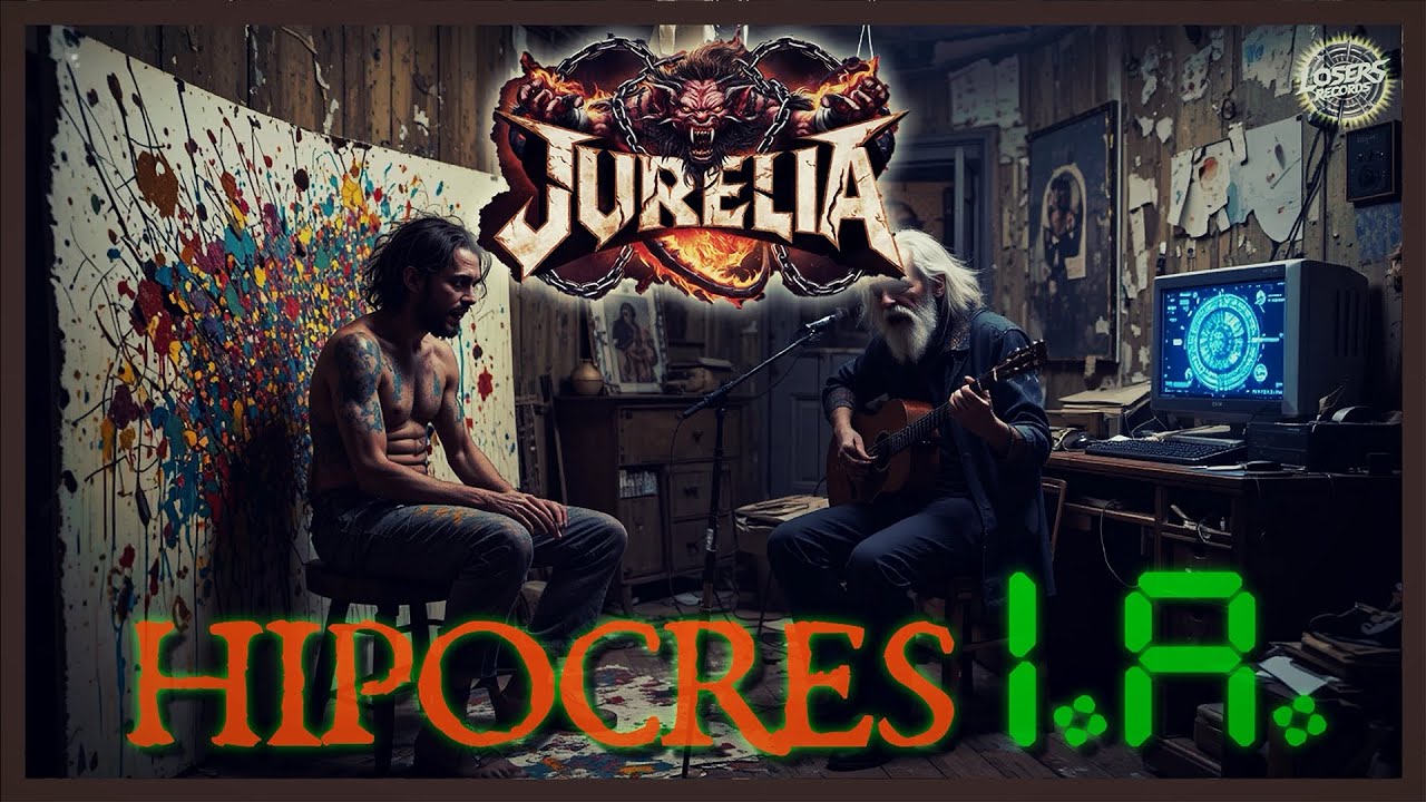 JURELIA - Hipocres I.A. - Nueva Canción dedicada a los "anti I.A.s"...con mucho amorg #metal ...