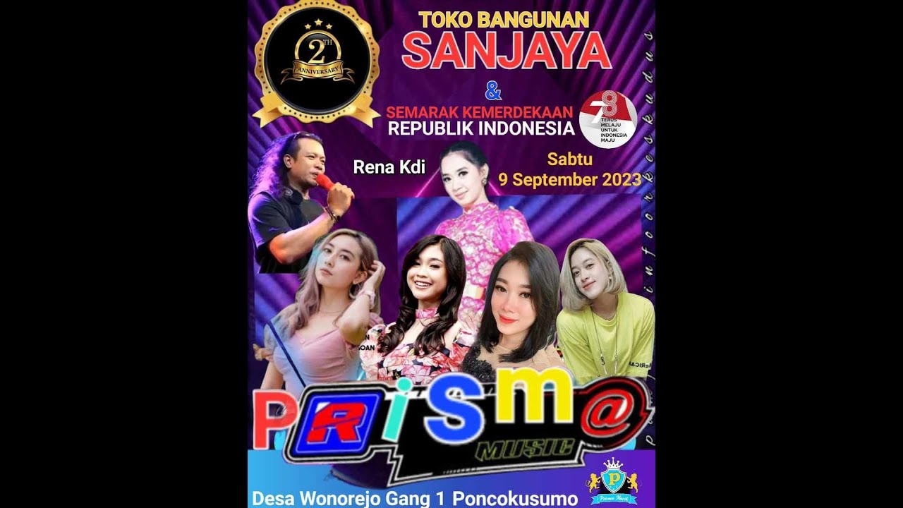 PRISMA LIVE MUSIC I SEMARAK KEMERDEKAAN HUTRI KE 78 DESA WONOREJO - YouTube