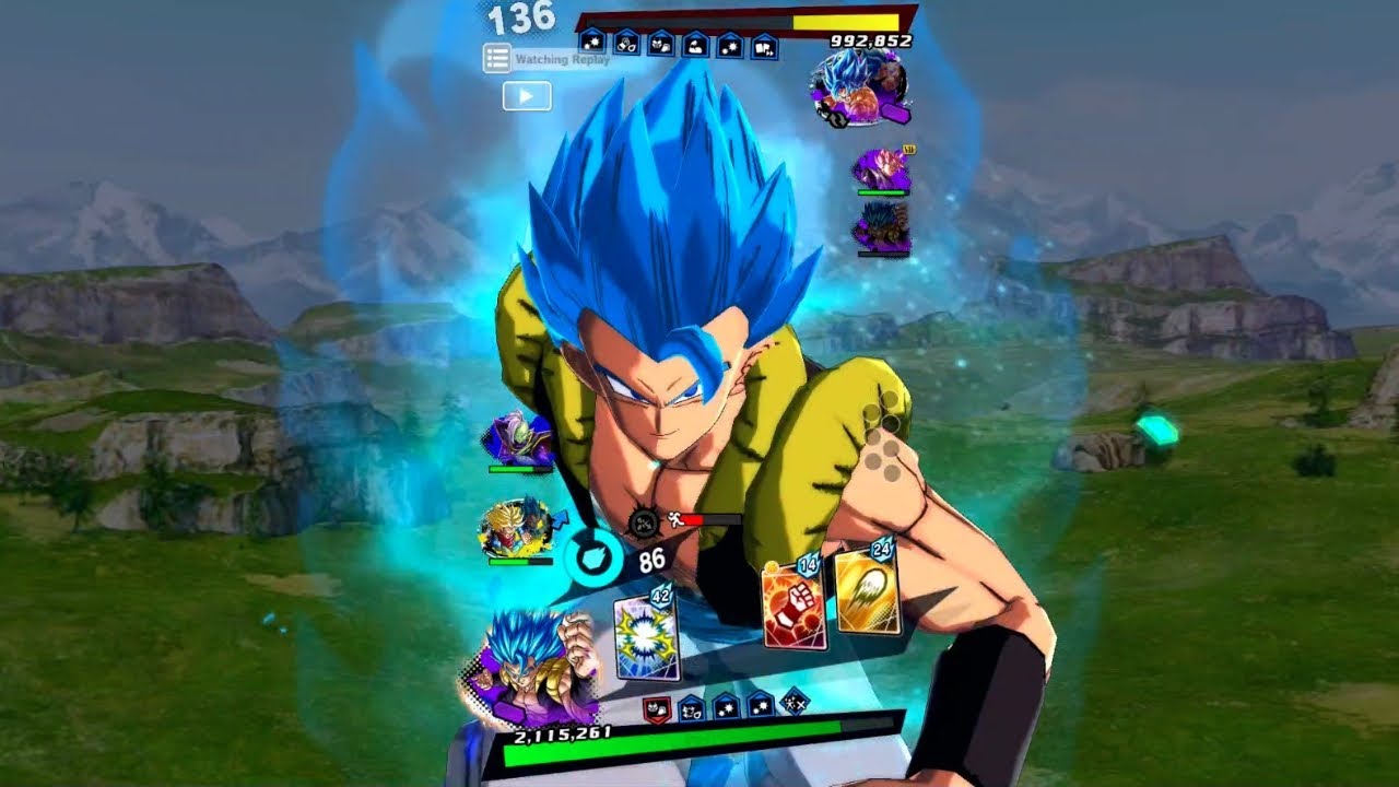 Ultra Gogeta Blue & Beast Gohan on Full-Screen Landscape Mode ...
