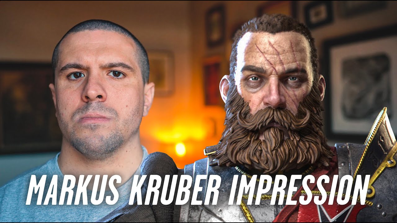 Voice actor does impression of Markus Kruber from Vermintide - YouTube