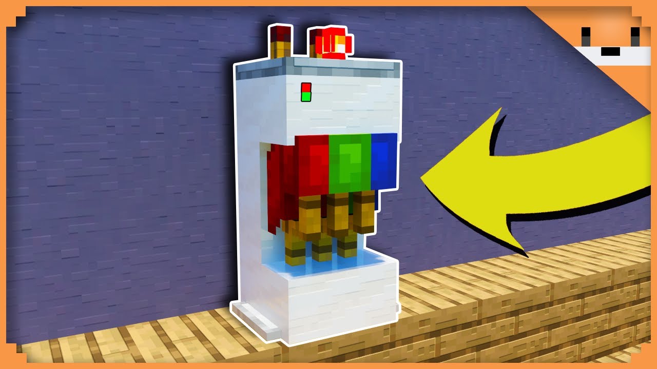 🦊Como fazer uma MÁQUINA DE REFRIGERANTE no MINECRAFT - YouTube