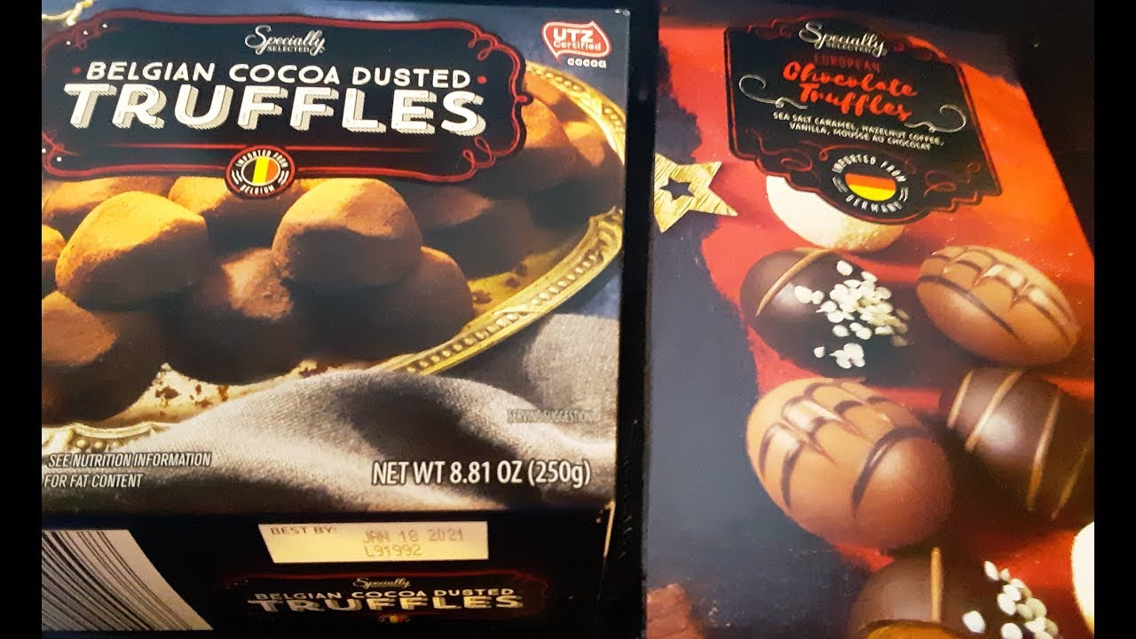 Aldi Specially Selected Truffles Taste Test and Review - YouTube