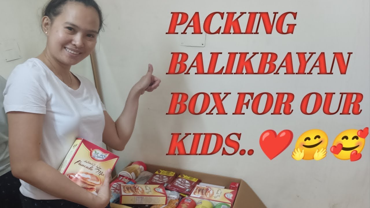 BUYING AND PACKING BALIKBAYAN BOX FOR OUR KIDS - YouTube