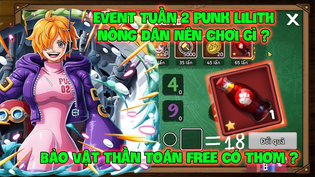 Huyền Thoại Hải Tặc- Event Tuần 2 Punk Lilith Nông Dân Nên Chơi Gì? Bảo ...