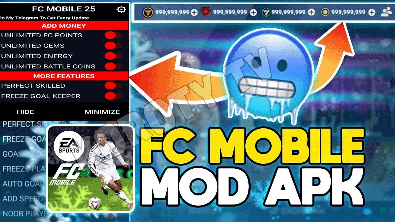 Fc Mobile Mod Apk 23.1.05 Gameplay - Fc Mobile Mod Menu Apk (Winter ...