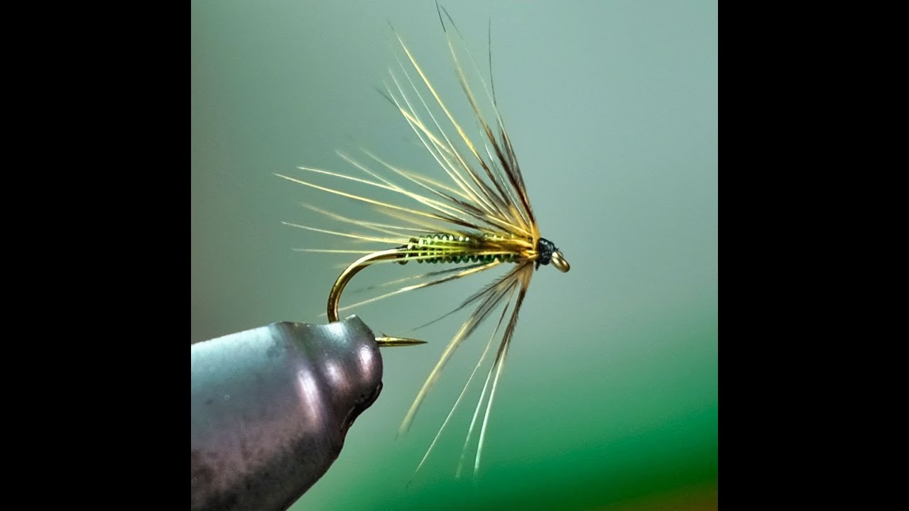 Dark Greenwell Wet Fly - YouTube