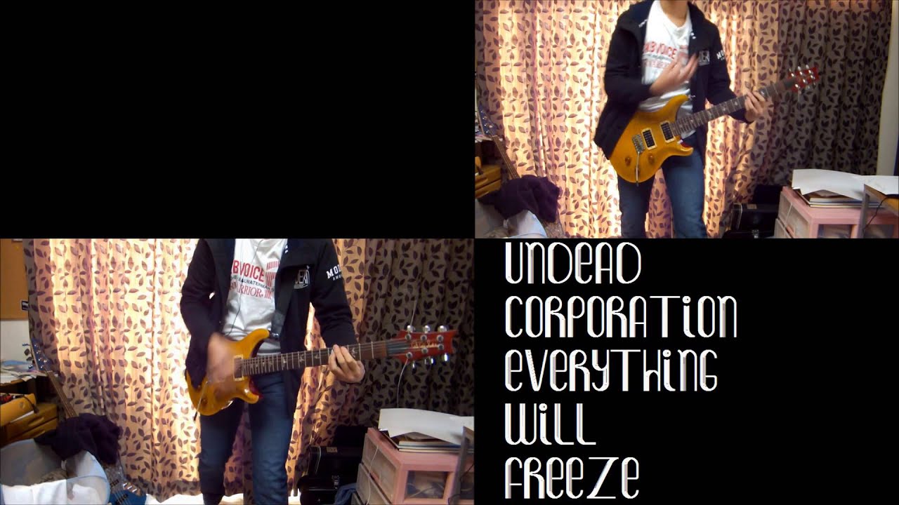 UNDEAD CORPORATION Everything Will Freeze guiter cover - YouTube