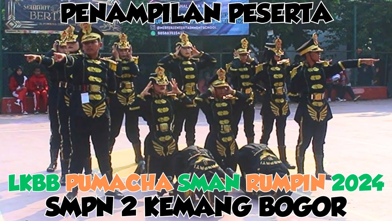 PENAMPILAN PASUKAN...!!! PASKIBRA SMPN 2 KEMANG - LKBB PUMACHA SMAN 1 ...