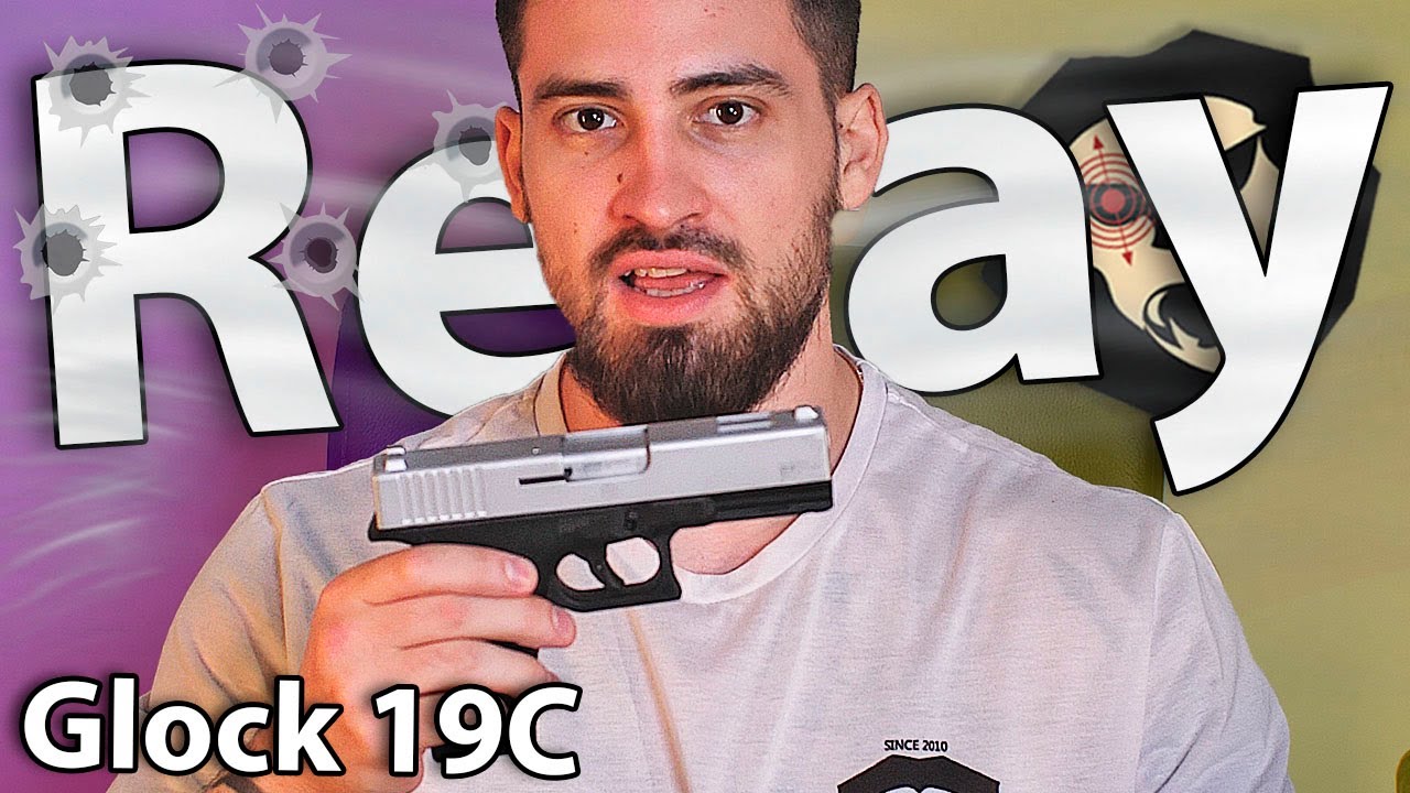 Охолощенный пистолет Retay Glock 19C (Chrome) видео обзор - YouTube