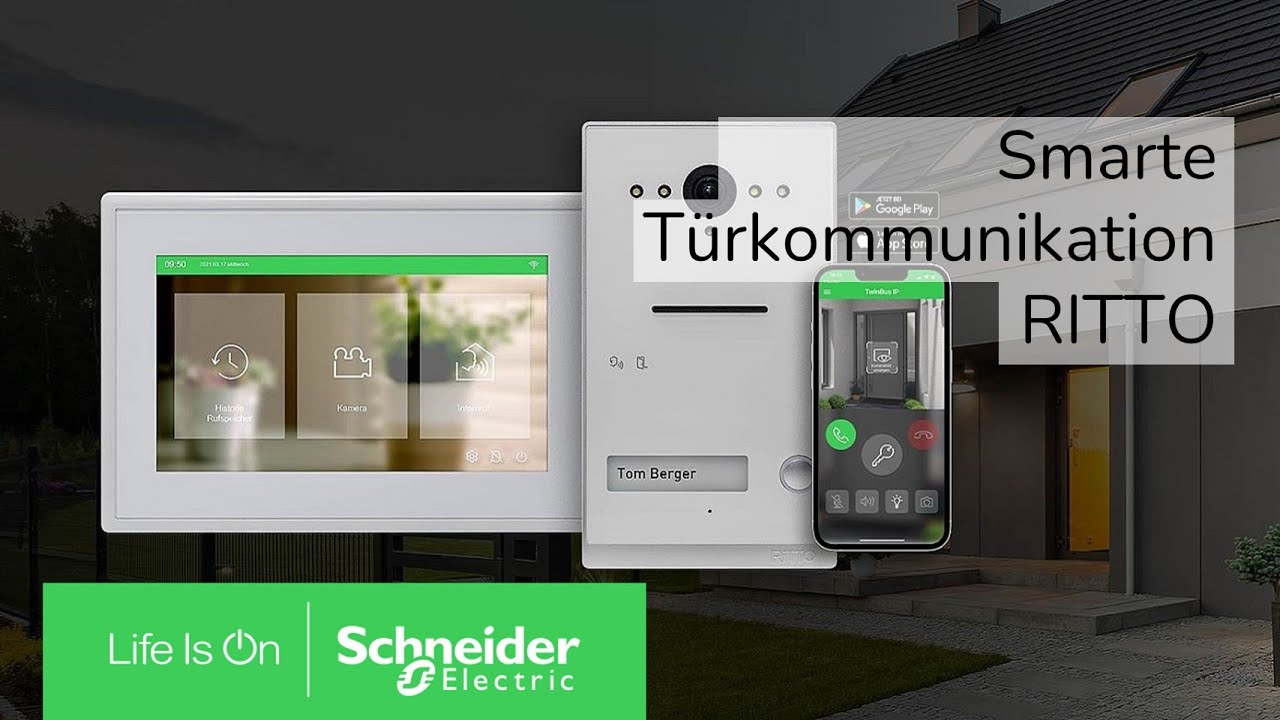 Smarte Türkommunikation von Ritto TwinBus IP | Schneider Electric - YouTube