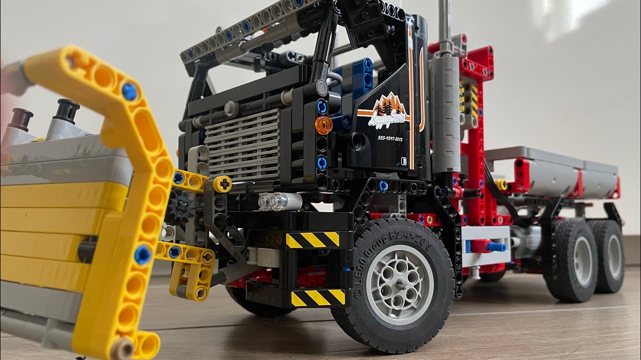 Lego technic time lapse snowplow 9397 b model - YouTube