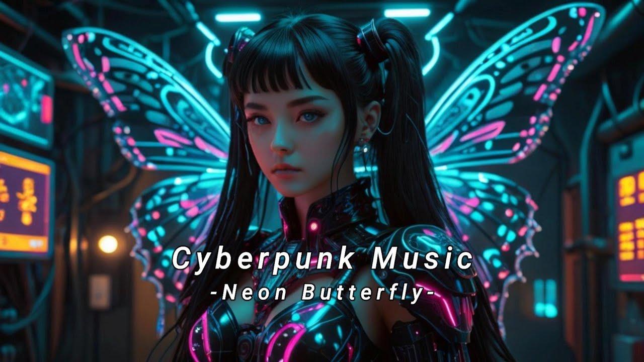 Cyberpunk Music -Neon Butterfly- 🥽 J Rock / Synthwave / Piano Mix - YouTube