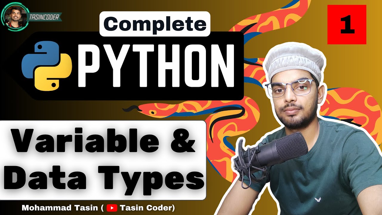 Variable And Data Types ️ Complete Python Course 🔥 Lecture 1 Youtube 9768