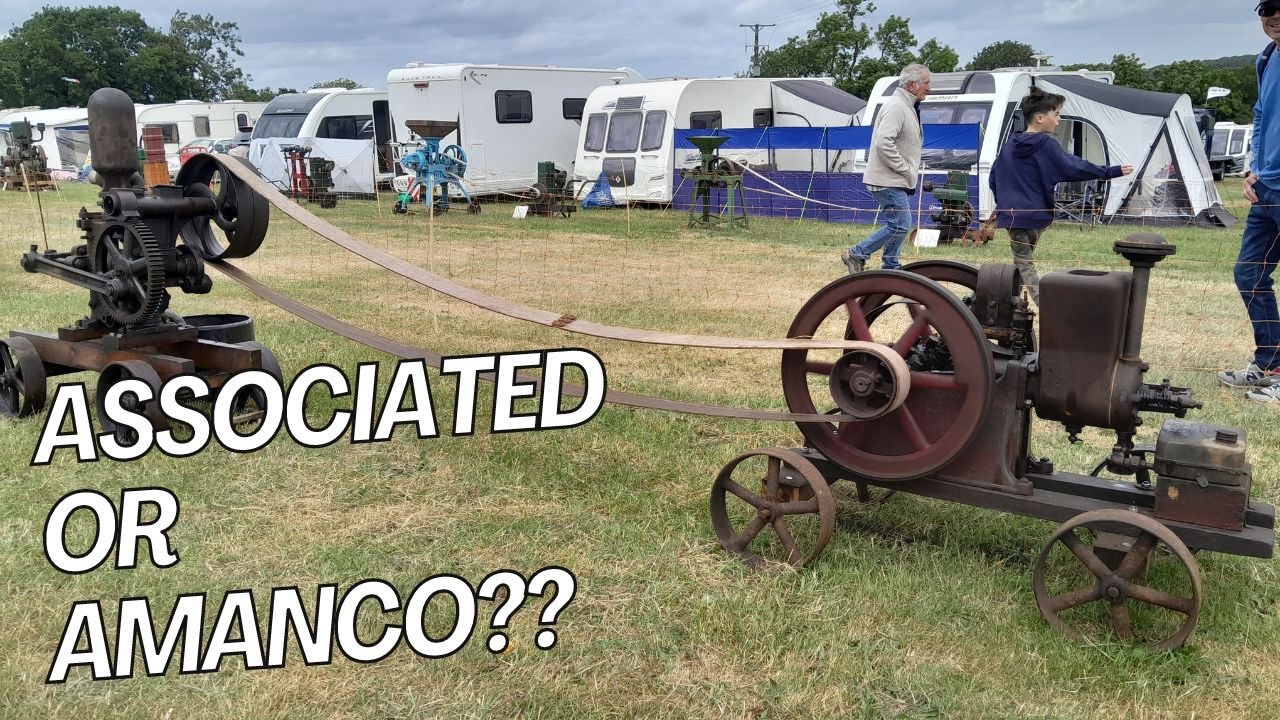 Associated / Amanco Hired Man 2 1/4hp open crank hit & miss stationary ...