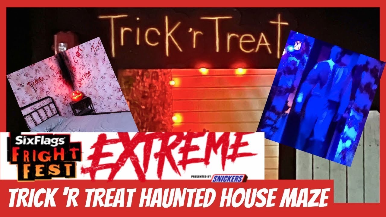 Trick ‘R Treat Haunted House Maze | Six Flags Magic Mountain Fright ...