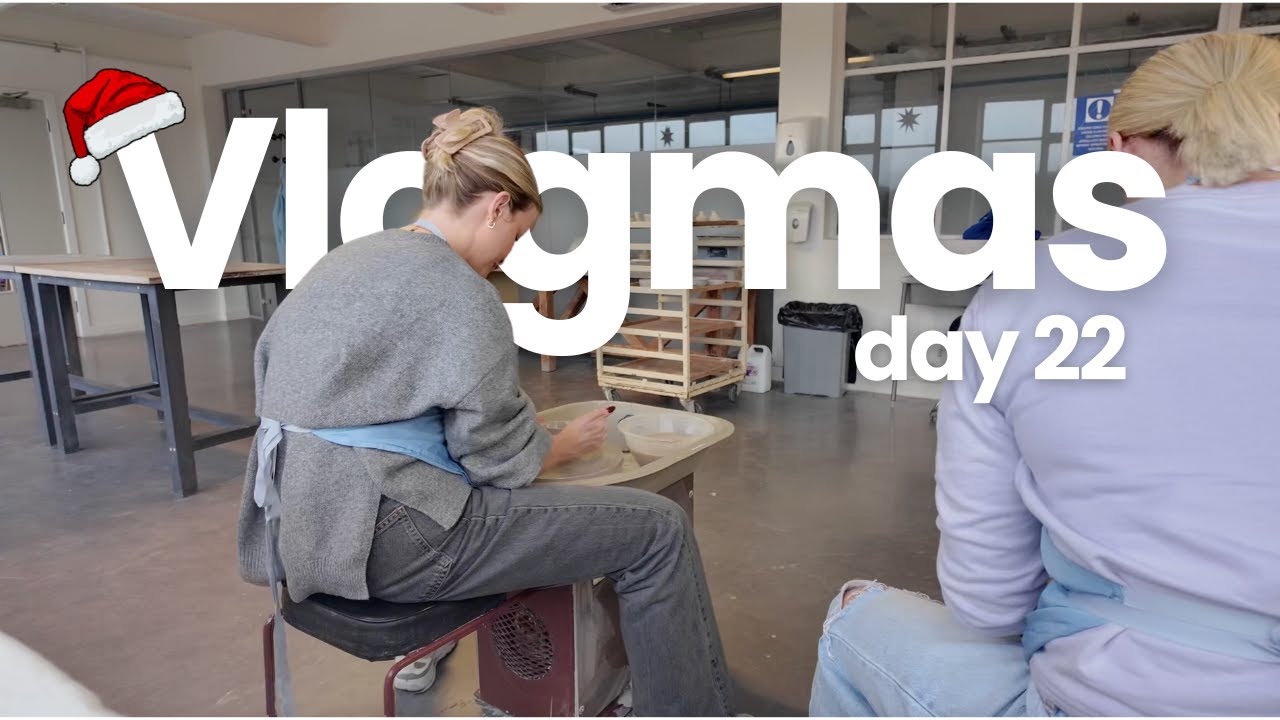 VLOGMAS DAY 22 | Pottery Day - YouTube