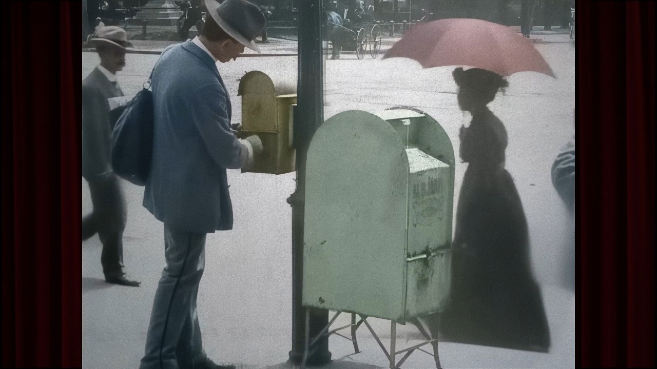 Collecting Mail: Amazing 1903 Footage Restored to Life - YouTube