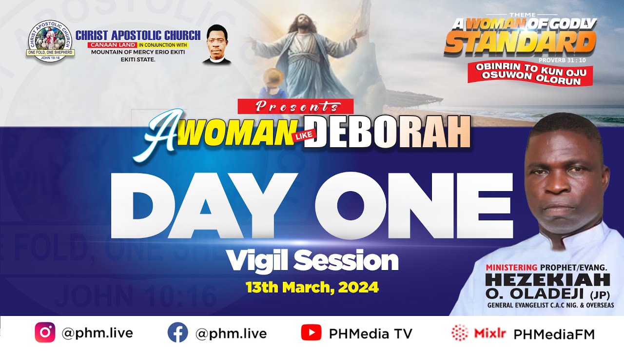 A WOMAN LIKE DEBORAH 2024 || DAY ONE - VIGIL SESSION - YouTube
