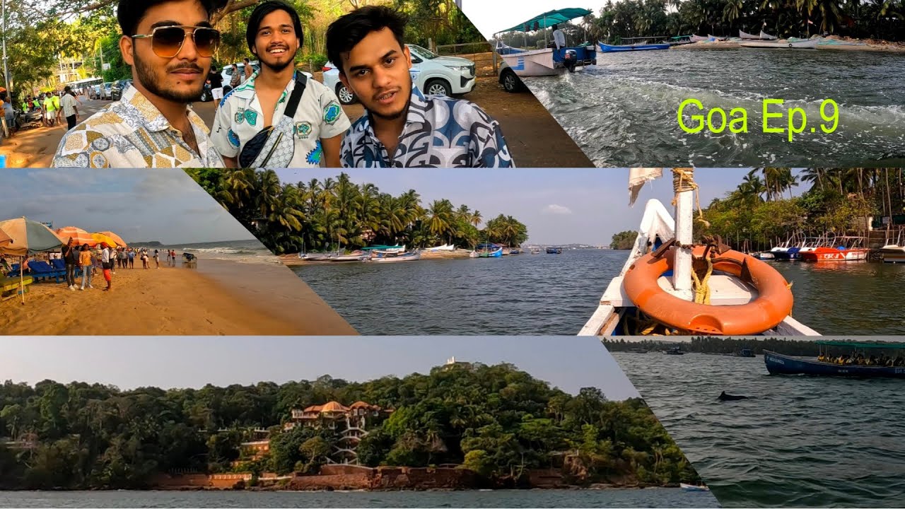 Finally visit Goa Dolphin point 😄 || Ep. 9 - YouTube